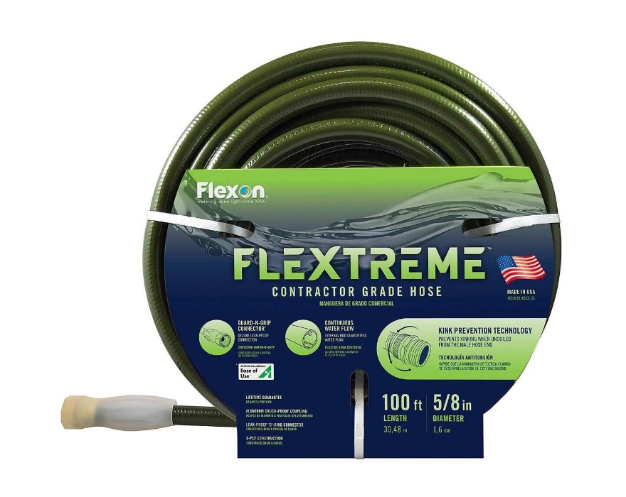 Heavy Duty Garden Hose 100 ft Garden Water Hose Green 5/8" 400 PSI ...