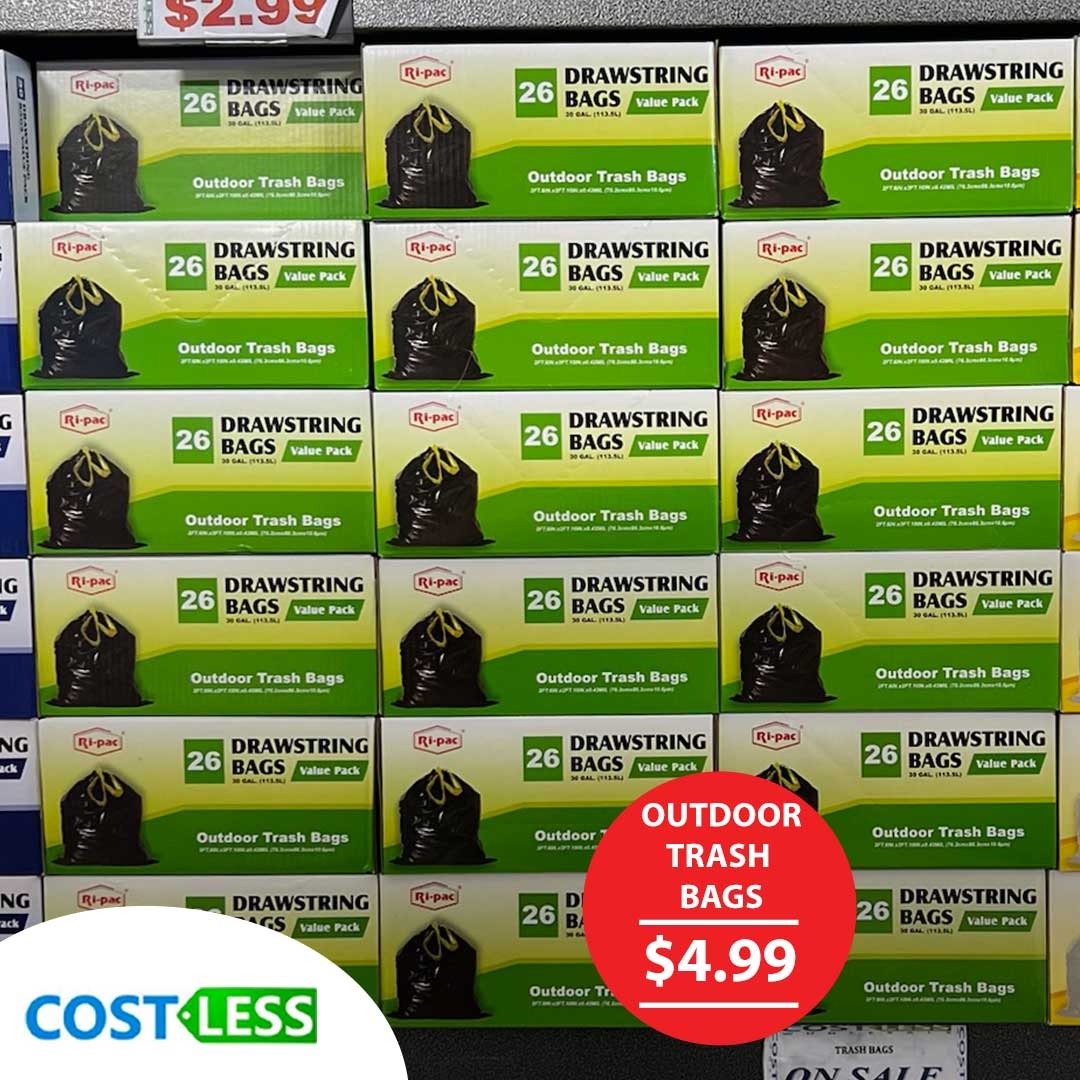 24 Pieces of Value Pack 30 Gallon Re Pak - Costless WHOLESALE - La ...