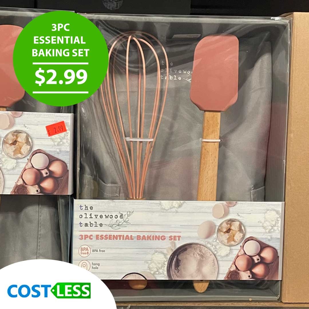 The Olivewood Table - 3 pieces essential baking set - Costless ...