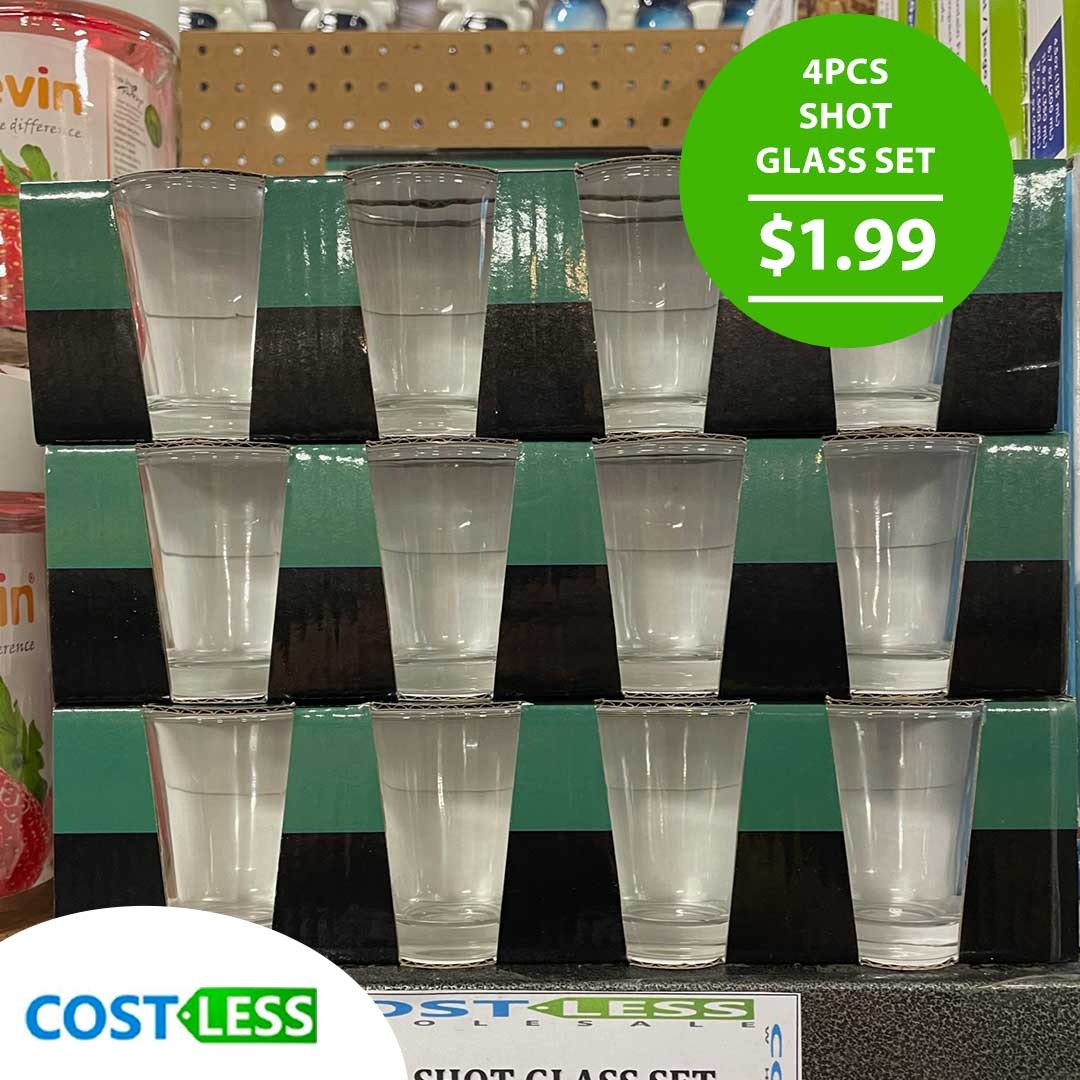 4 Pcs shot glass set - Costless WHOLESALE - La Habra - Orange - Corona ...
