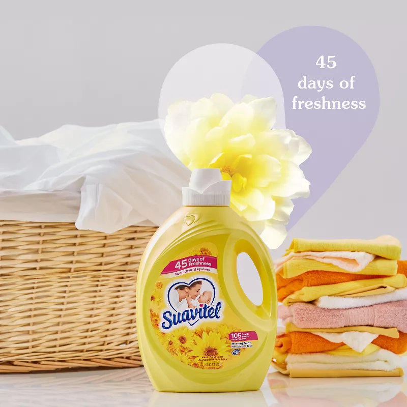 Suavitel Scented Liquid Fabric Softener and Conditioner - Morning Sun ...