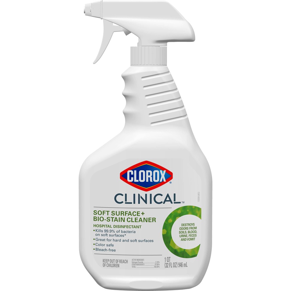 Clorox Clinical Soft Surface + Bio-Stain Cleaner Hospital Disinfectant ...